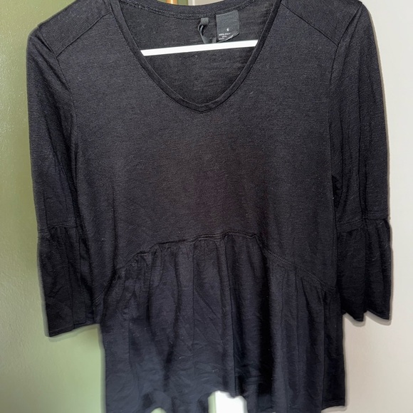 new directions | Tops | New Directions Black Peplum Blouse | Poshmark
